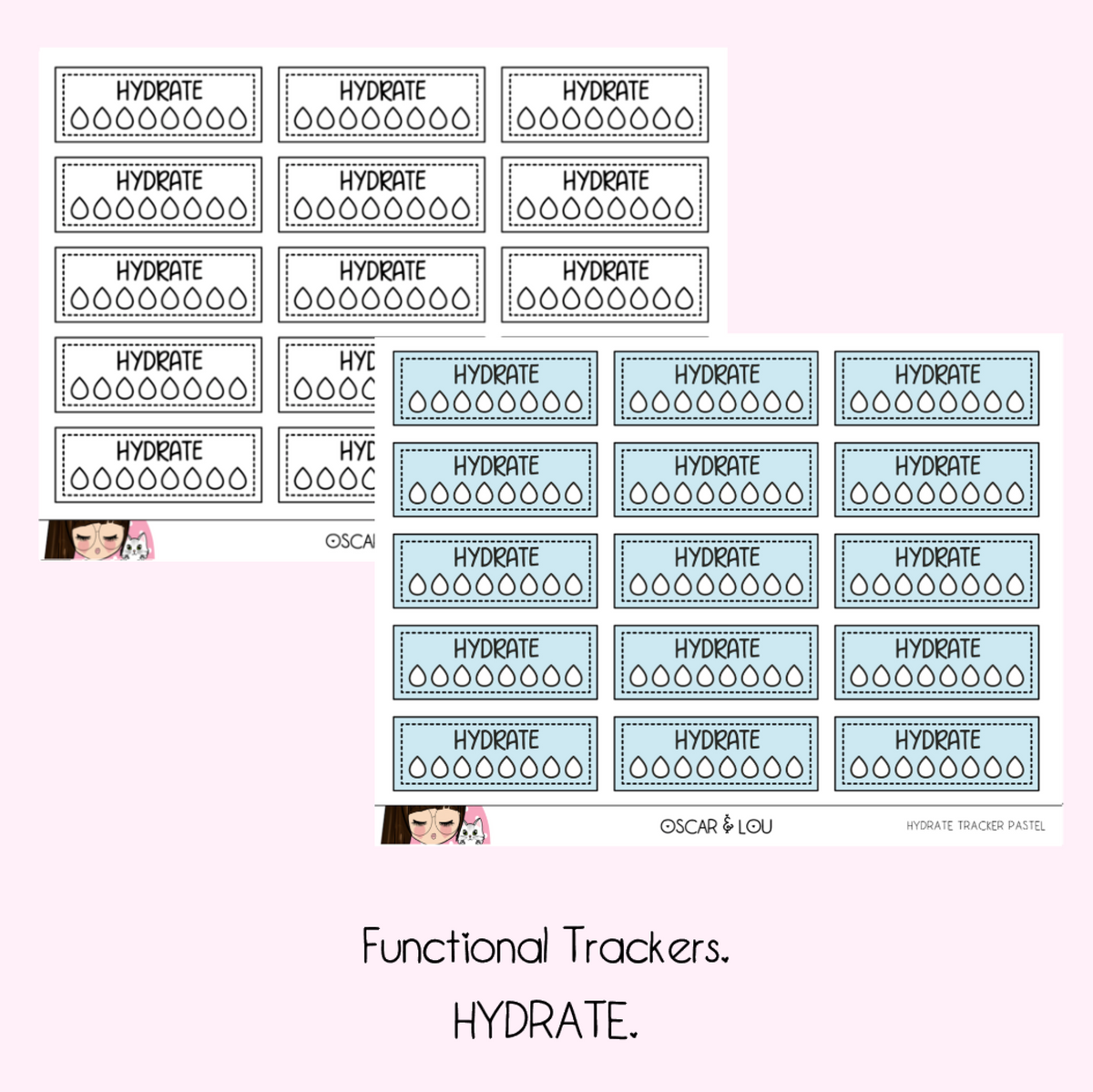 Mini Sheet - Functional Trackers – Oscar & Lou