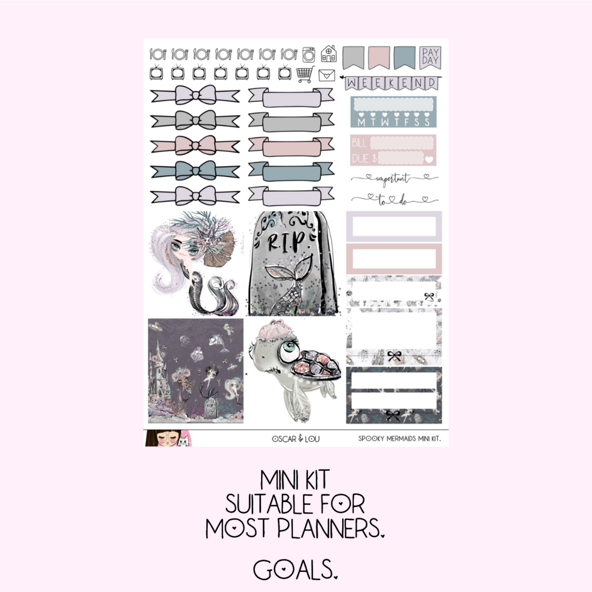 Mini Kit - Spooky Mermaids – Oscar & Lou