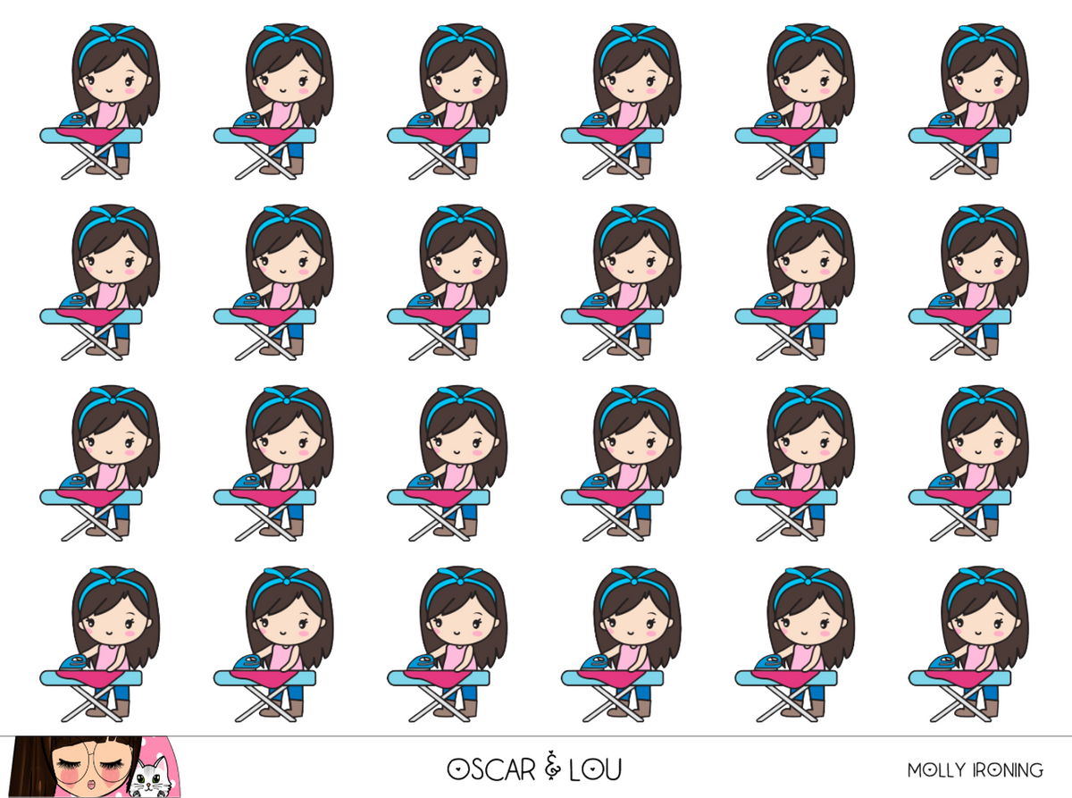 Mini Sheet - Molly Ironing – Oscar & Lou